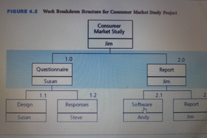 Solved FIGURE 4.2 ﻿Work Breakdown Structure for Consumer | Chegg.com