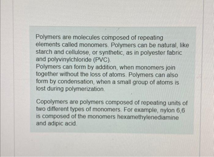 Solved Polystyrene is an addition polymer formed from | Chegg.com