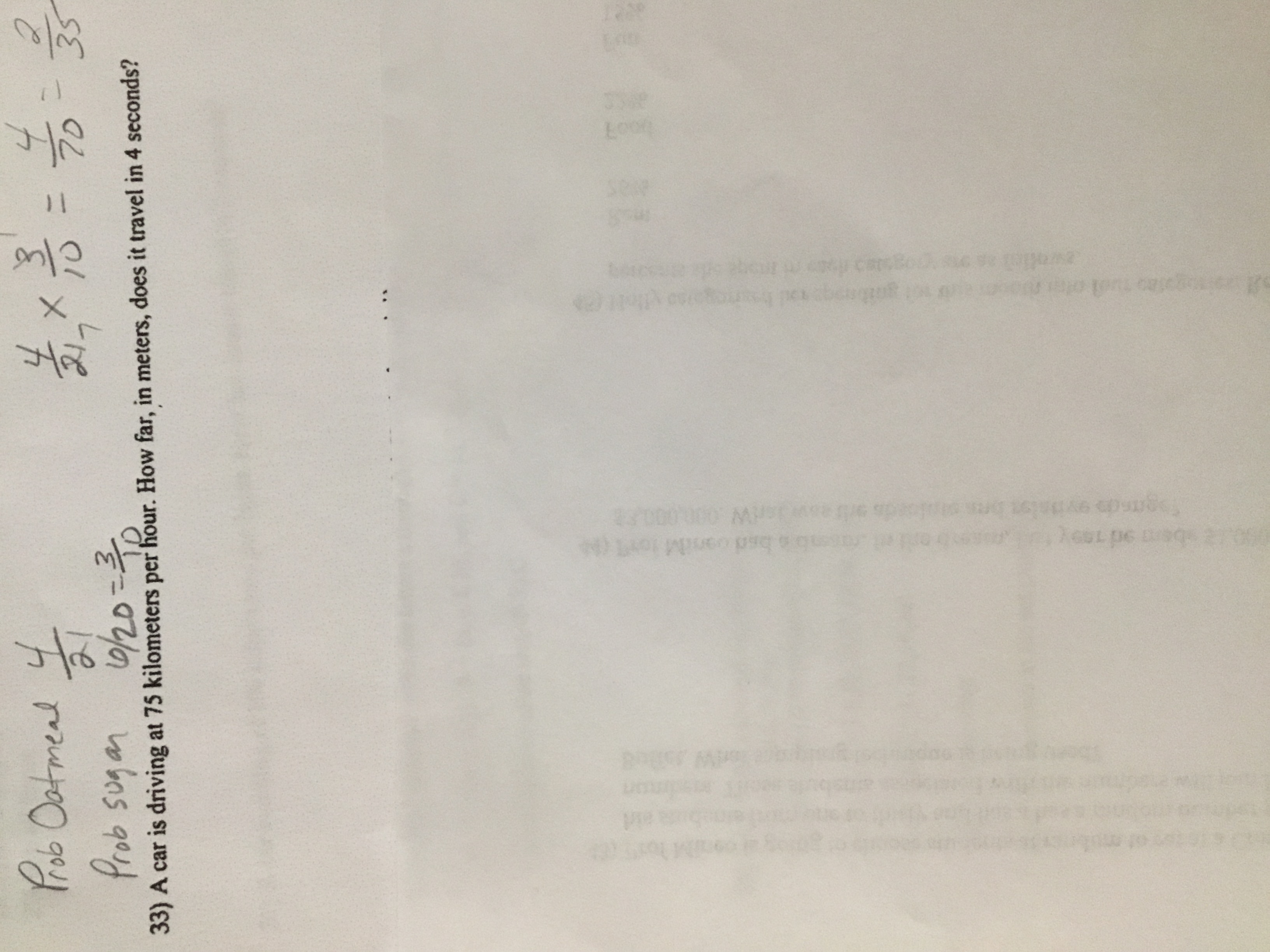 Solved A car is driving at 75 ﻿kilometers per hour. How far, | Chegg.com