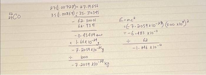 Solved The mass of a proton is 1.00728 amu and that of a | Chegg.com