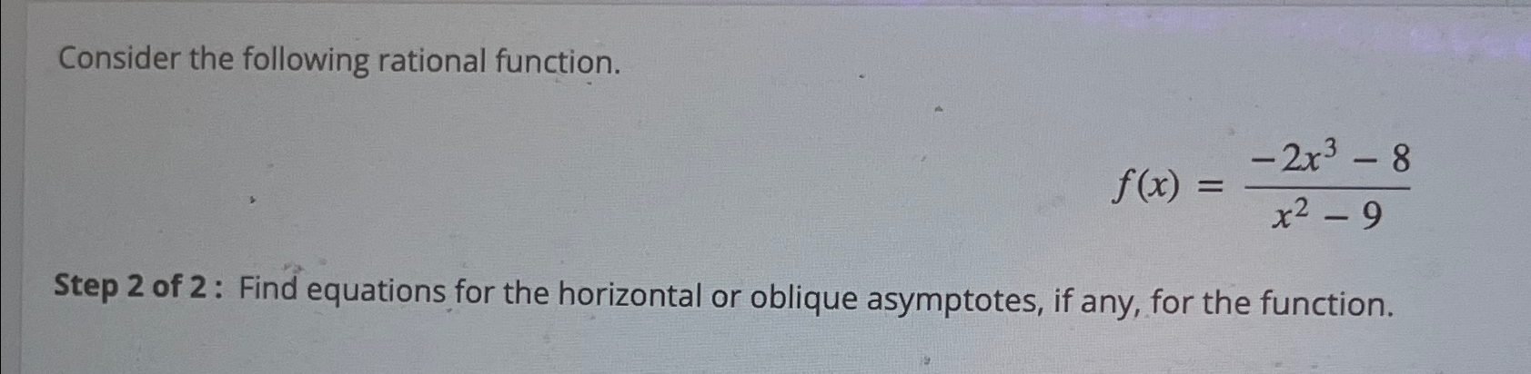 Solved Consider the following rational | Chegg.com