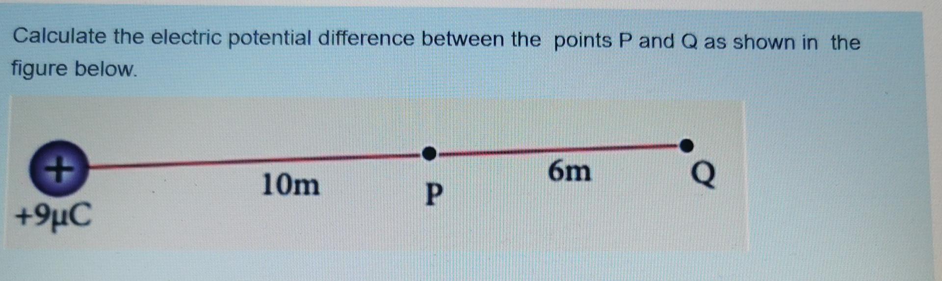 Solved Calculate the electric potential difference between | Chegg.com