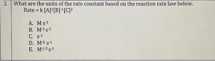 Solved How do I figure this out? What are the units of the | Chegg.com