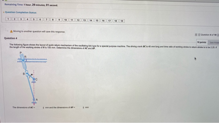 Solved Question 2 Find the minimum transmission angle in | Chegg.com