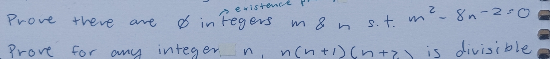 Solved Prove there are no integers m ﻿& n ﻿such that | Chegg.com