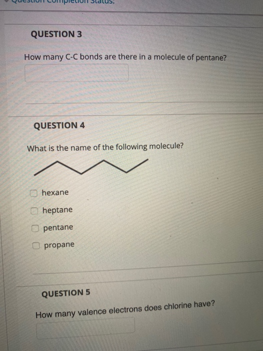Solved Question completion Status: QUESTION 1 The number of | Chegg.com