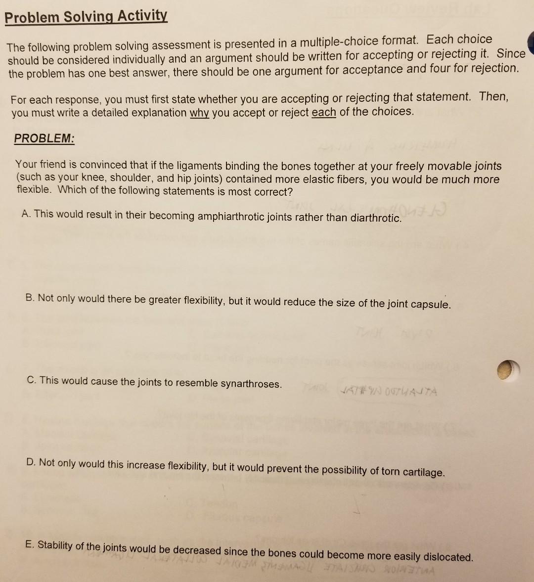 Solved Problem Solving Activity The following problem | Chegg.com