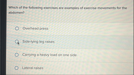 Solved Which of the following exercises are examples of | Chegg.com