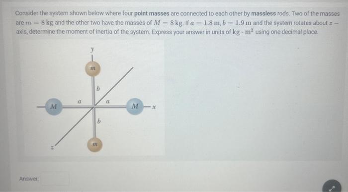 Solved Consider the system shown below where four point | Chegg.com