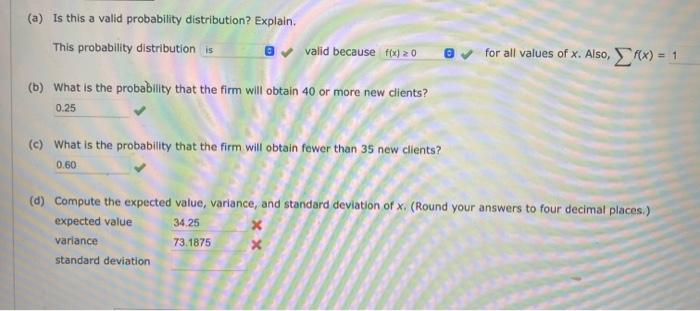 (a) Is this a valid probability distribution? | Chegg.com