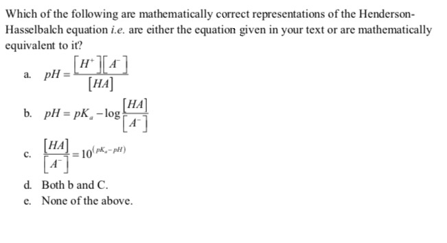 Solved Which of the following are mathematically correct | Chegg.com