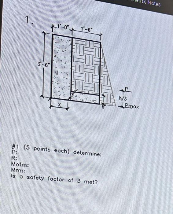 Solved P. ( 5 points each) determine: R: Motm: Mrm: Is a | Chegg.com