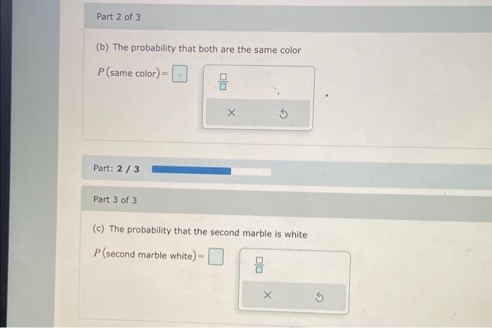 Solved Selecting Marbies A bag contains 6 red marbles, 7 | Chegg.com