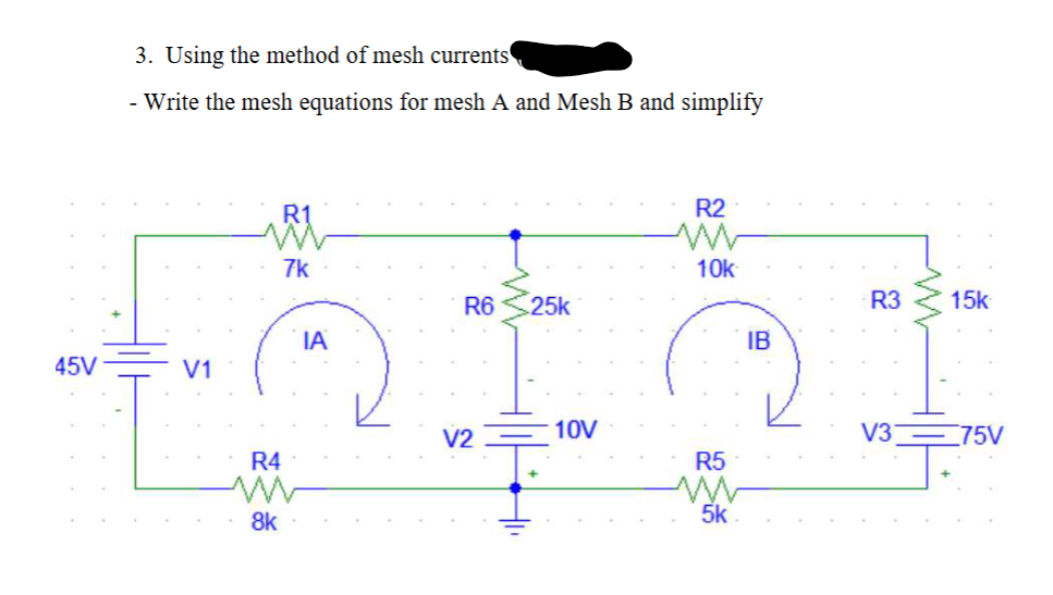 Solved Using the method of mesh currentsWrite the mesh | Chegg.com