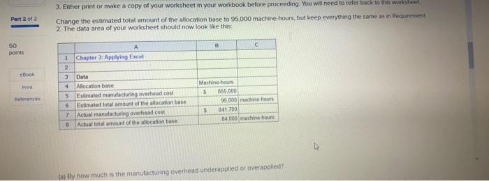 Solved Chapter 3: Applying Excel: Excel Worksheet (Part 1 of | Chegg.com Solved Chapter 3: Applying Excel: Excel Worksheet (Part 1 of | Chegg.com