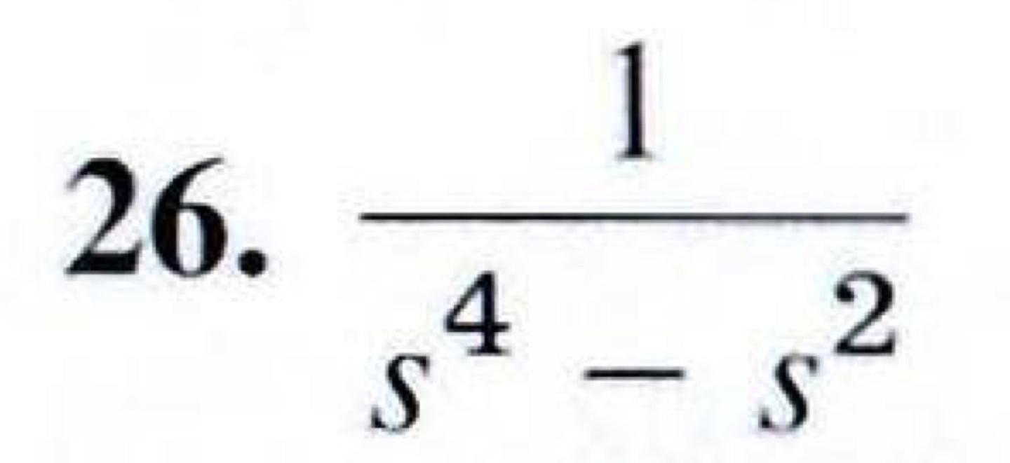 Solved 23–29 INVERSE TRANSFORMS BY INTEGRATION Using Theorem | Chegg.com