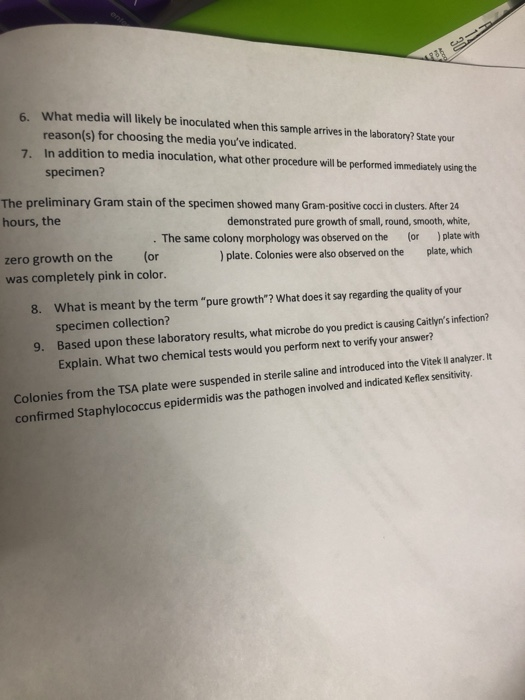 Solved MICROBIOLOGY Case Study #1 A. Infections of the Skin, | Chegg.com