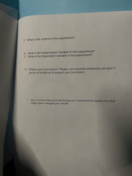 Scientific Method Thumb Lab Lab Report The scientific | Chegg.com