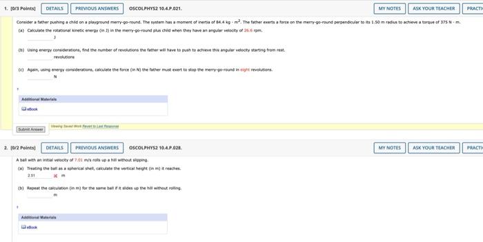 Solved 1 involutien N [arz Points] oscotphrsa 10.4.paz. (a) | Chegg.com