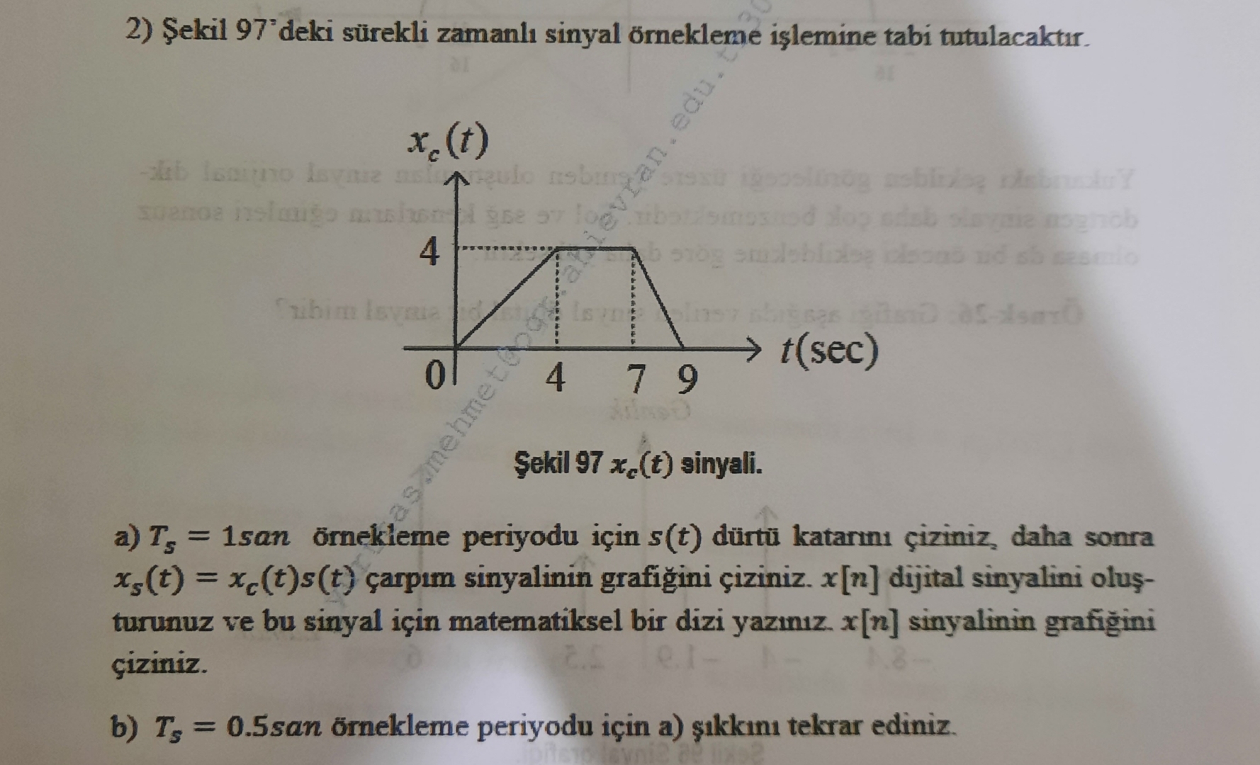 Solved Plot the impulse train s(t) ﻿for a sampling period t | Chegg.com