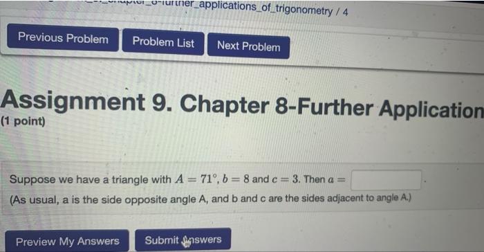 Solved Assignment 9. Chapter 8-Further Applicatior Suppose | Chegg.com