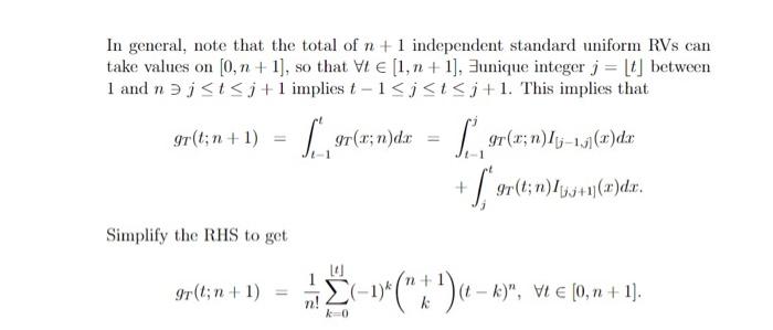 Solved Let X1,⋯,Xn∼r′U(0,1). The distribution of the sample | Chegg.com