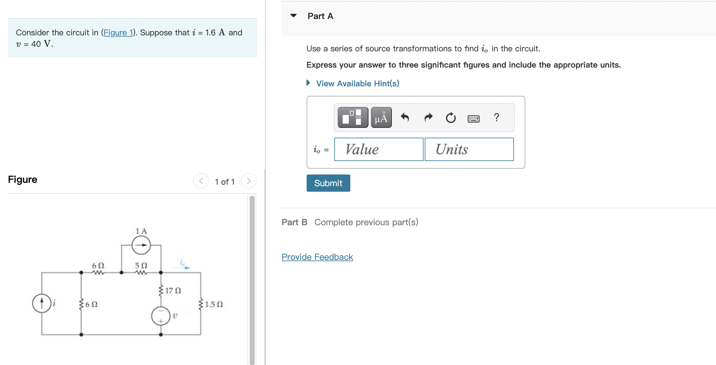 Solved Consider the circuit in (Figure 1). ﻿Suppose that | Chegg.com