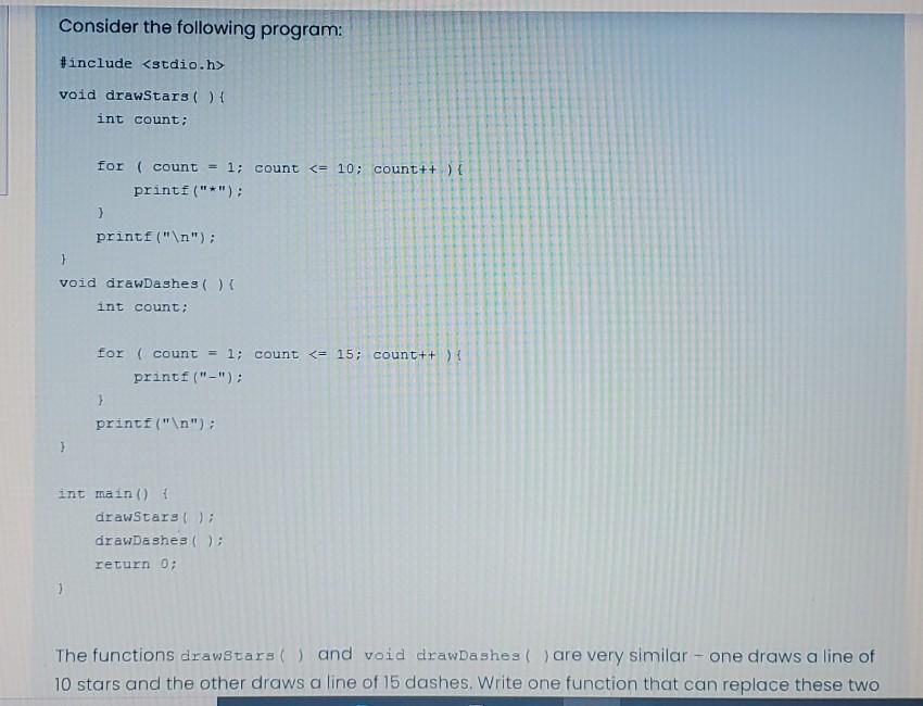 Solved Consider the following program: #include void | Chegg.com
