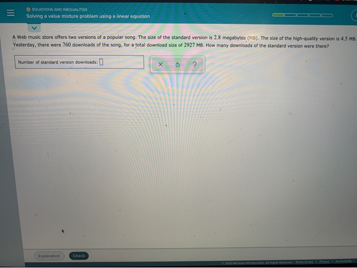 Solved O EQUATIONS AND INEQUALITIES Solving a value mixture | Chegg.com
