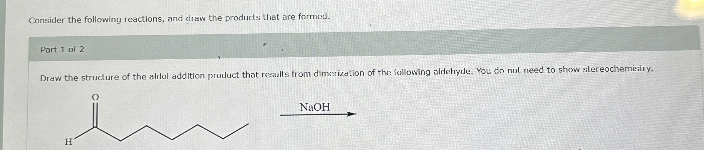 Solved Consider the following reactions, and draw the | Chegg.com