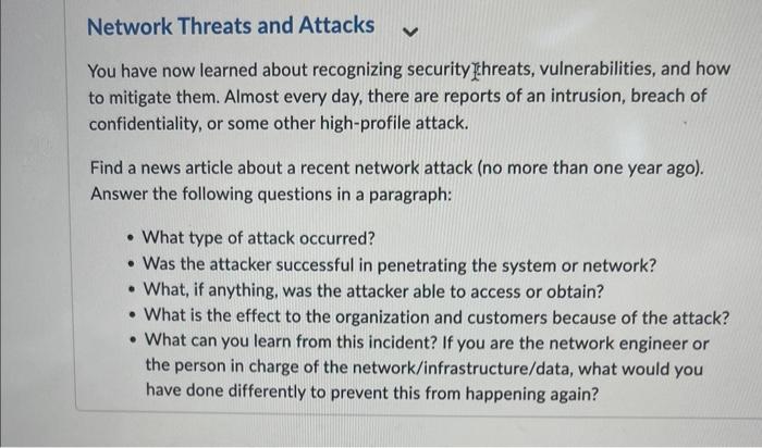 You have now learned about recognizing security | Chegg.com