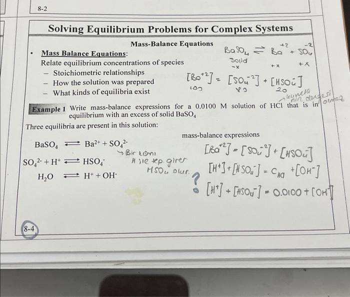 Solved Solving Equilibrium Problems for Complex Systems - | Chegg.com