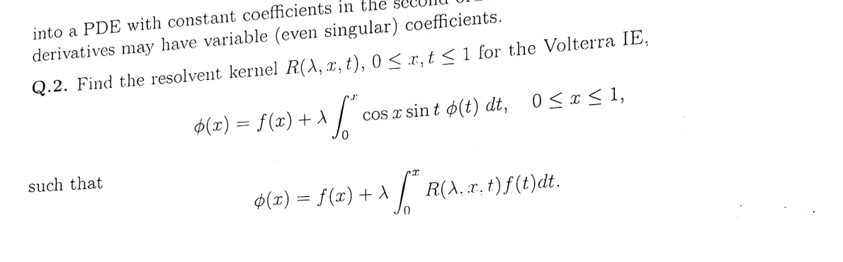 Solved into a PDE with constant coefficients in | Chegg.com