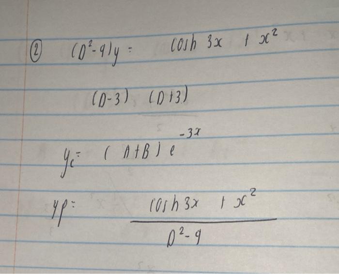 Solved (2) (02−9)y= yi=(A+B)(D+3) | Chegg.com