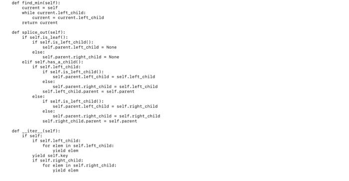 Recall that the TreeNode class has self variables: | Chegg.com