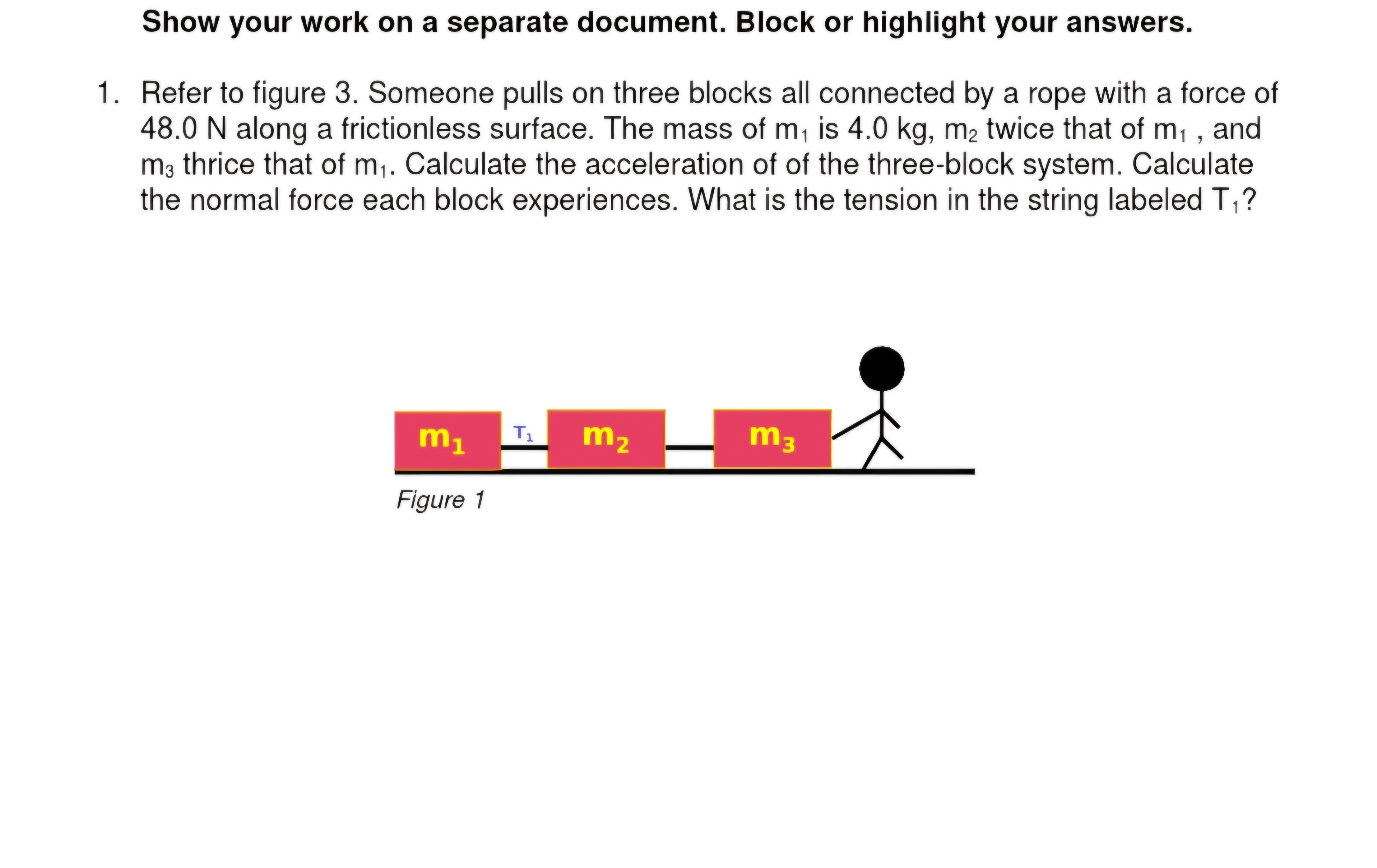 Solved Show your work on a separate document. Block or | Chegg.com