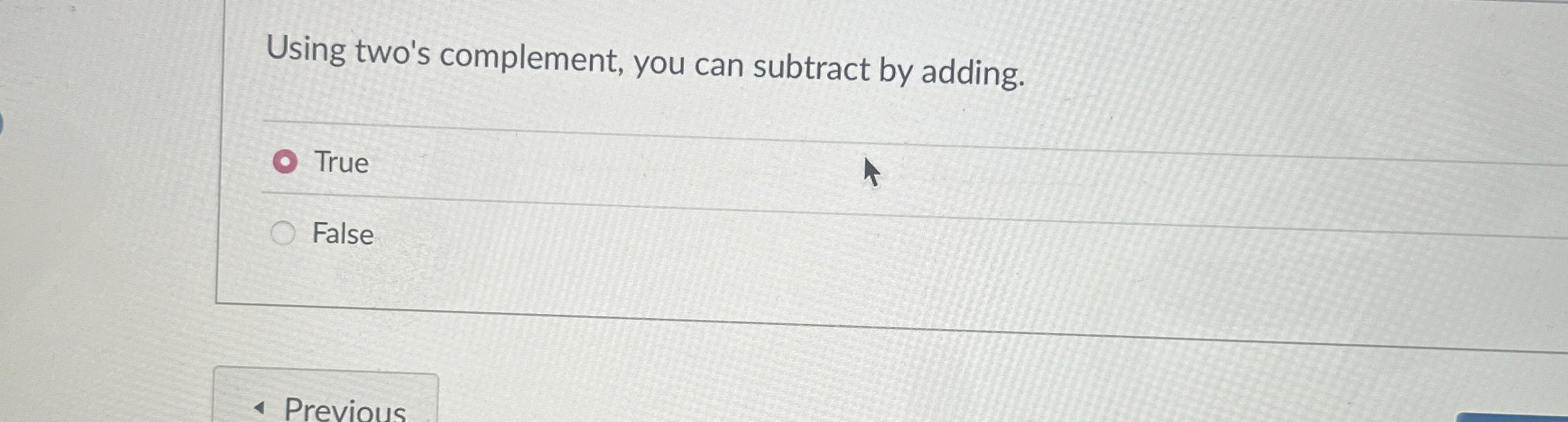 Solved Using two's complement, you can subtract by | Chegg.com