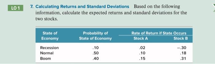 Solved Calculating Returns and Standard Deviations Based on | Chegg.com