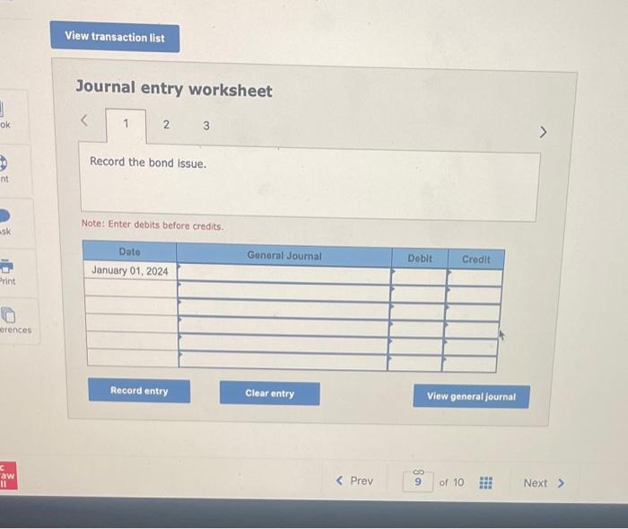 Solved Required informatlon Exercise 9-15 (Algo) Record | Chegg.com