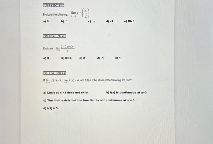 Solved f(x)=tan(x) is continuous over what interval? a) | Chegg.com