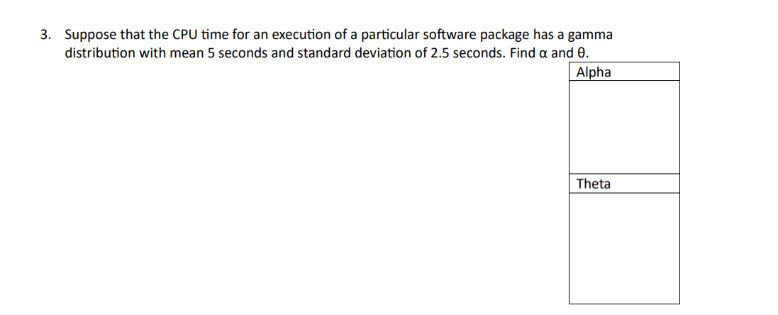 Solved Suppose that the CPU time for an execution of a | Chegg.com