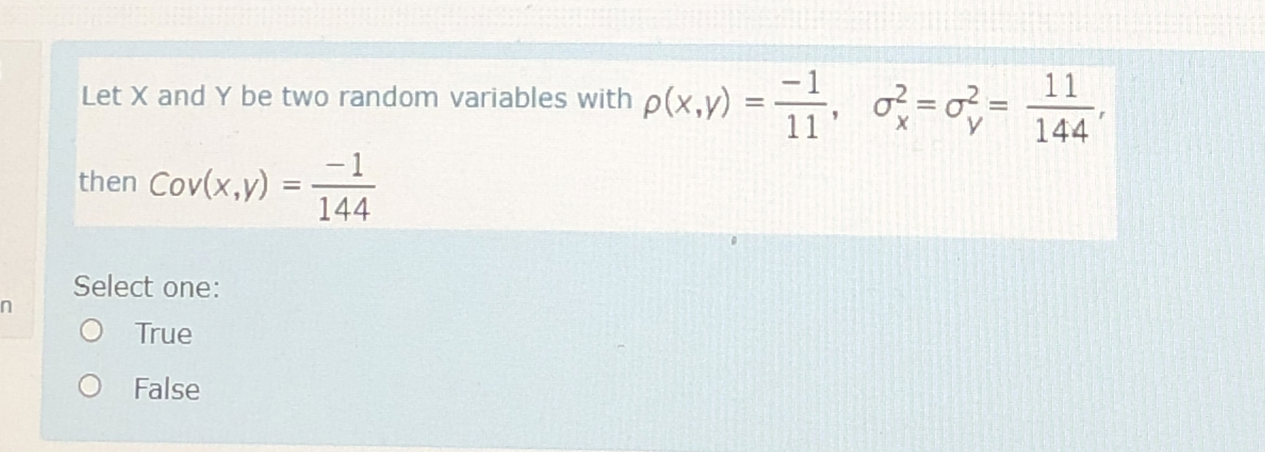 Solved Let x ﻿and Y ﻿be two random variables with | Chegg.com