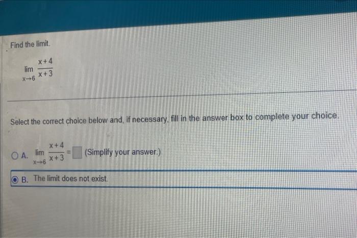 Solved Find the limit. \\[ \\lim _{x \\rightarrow 6} | Chegg.com