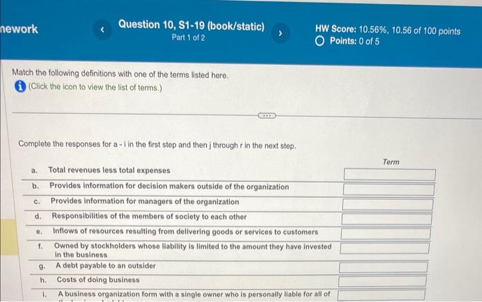 Solved Identify the missing amount for each of the following | Chegg.com