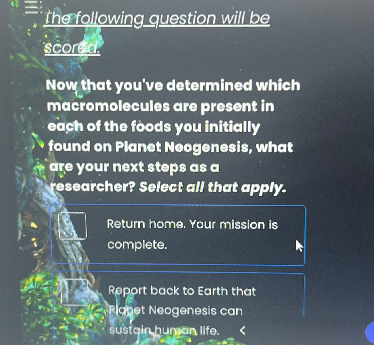 Solved the following question will be scored.Now that you've | Chegg.com