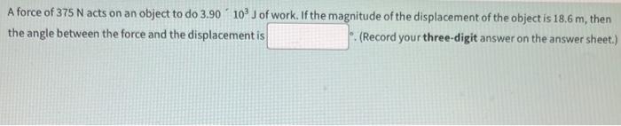 Solved This is a graph of force ( ( ) versus displacement | Chegg.com