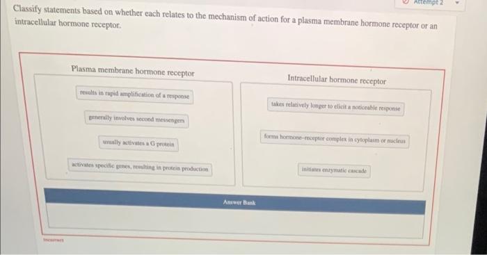 Solved Attempt 2 Classify statements based on whether cach | Chegg.com