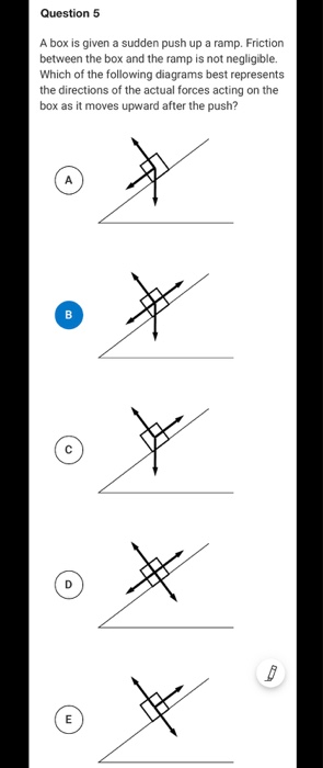 Solved A box is given a sudden push up a ramp. Friction | Chegg.com