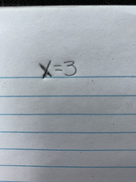 Solved X=3 | Chegg.com