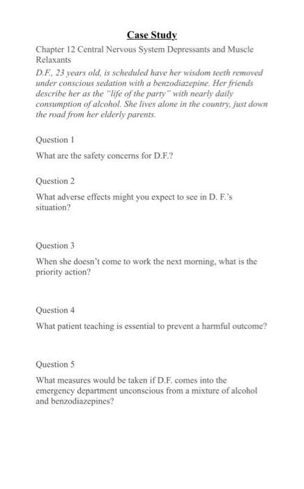 Solved Case Study Chapter 9 Photo Atlas of Drug | Chegg.com